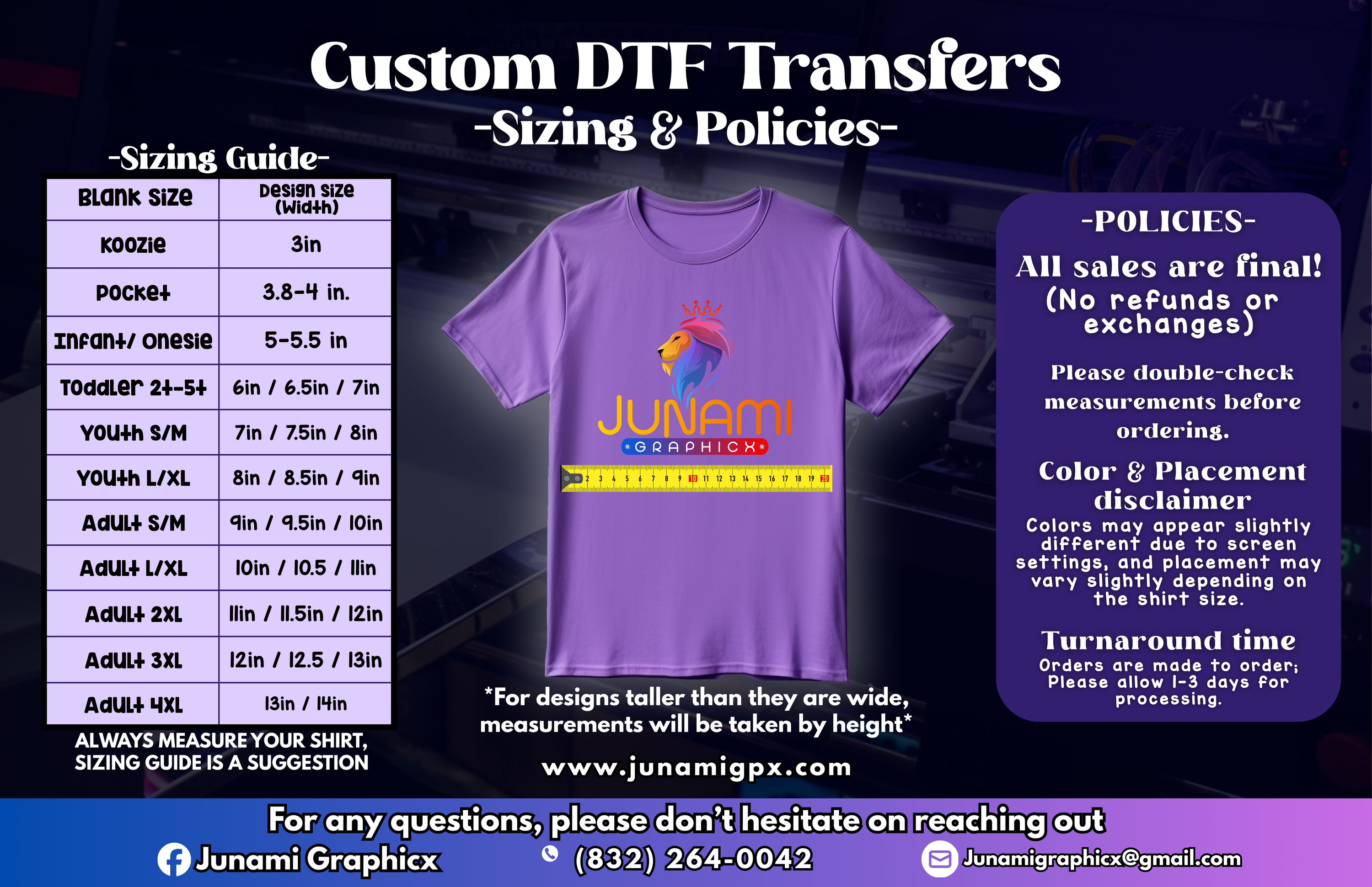 DTF Gang Sheets – Junami Store